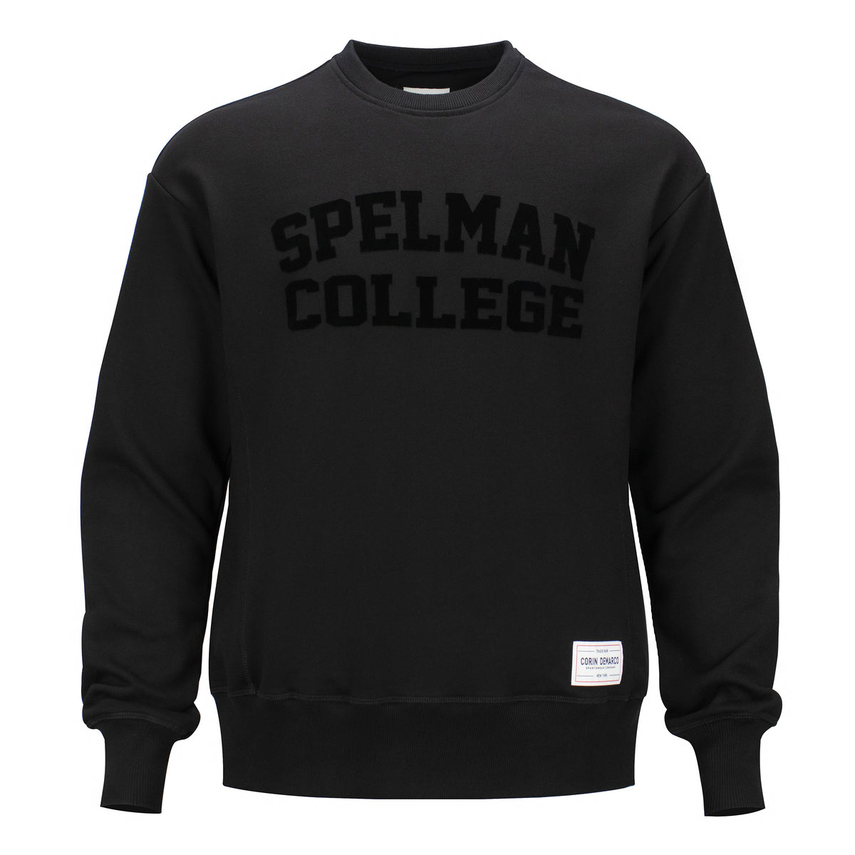 Spelman College Ultra Black Velvet Sweatshirt – CORIN DEMARCO