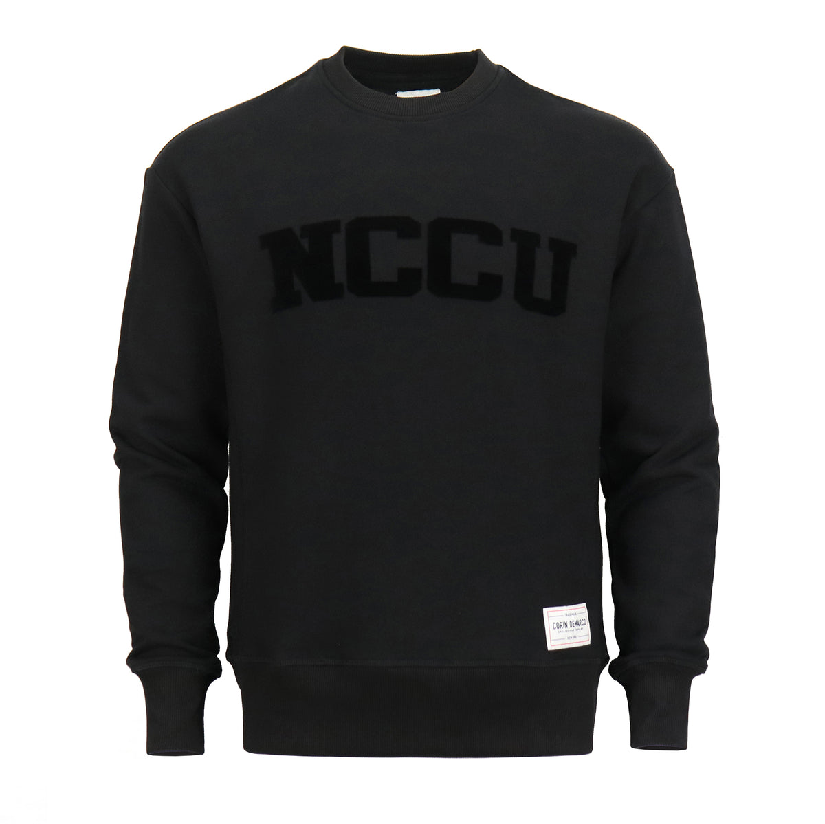 NCCU Ultra Black Slim Fit Velvet Sweatshirt – CORIN DEMARCO