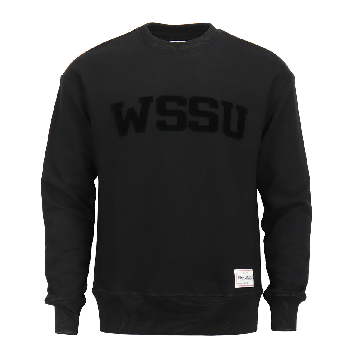 WSSU Ultra Black Velvet Sweatshirt – CORIN DEMARCO